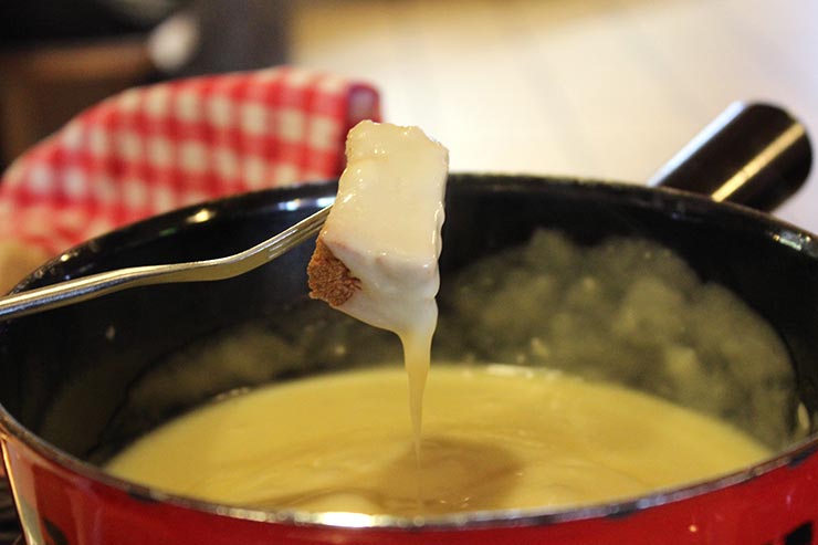 Visita a uma fábrica de queijo Emmental na Suíça