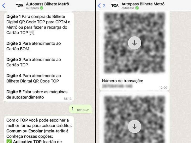 Bilhete do metrô de SP por WhatsApp: como comprar e usar?